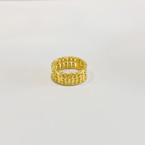 916 Gold Abacus Ring – Kampung Malayu Goldsmith